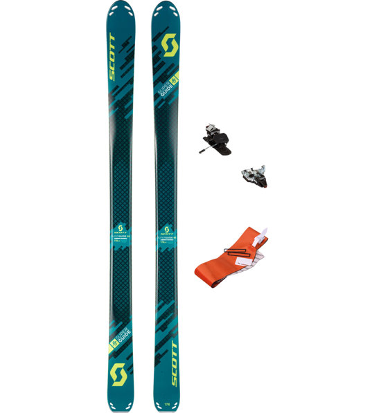 Scott Superguide 95 set: skis + bindings + skins | Sportler.com